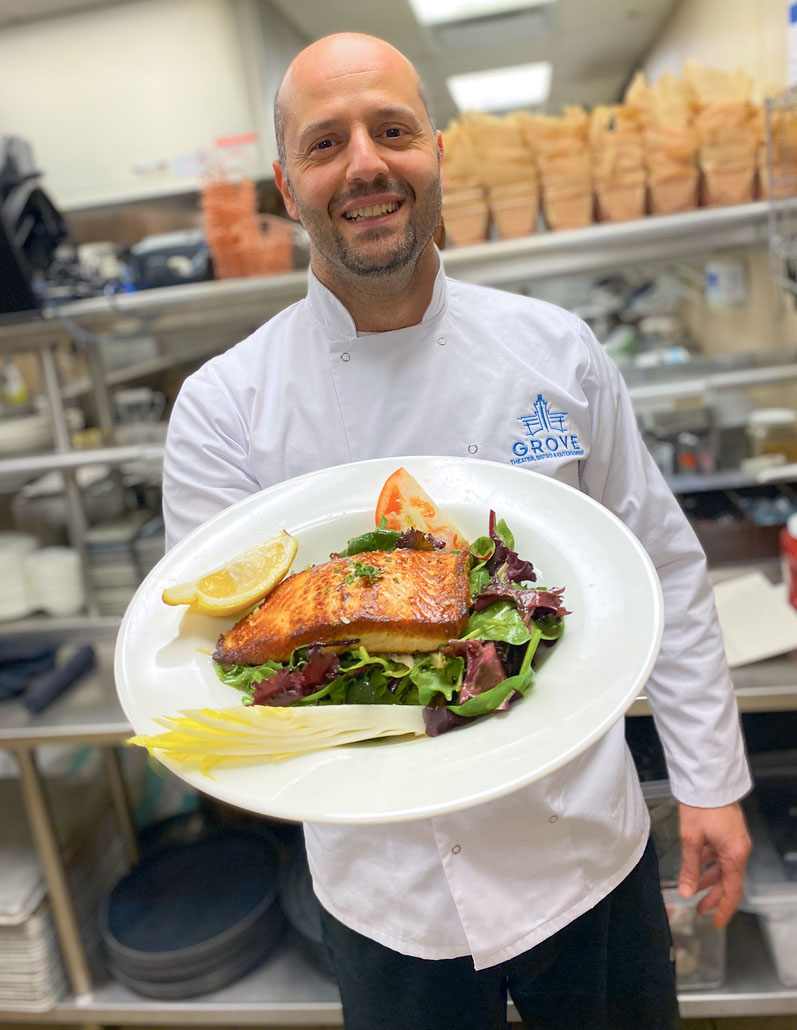 Grove-Chef-Sam-salmon — Neighborhood News