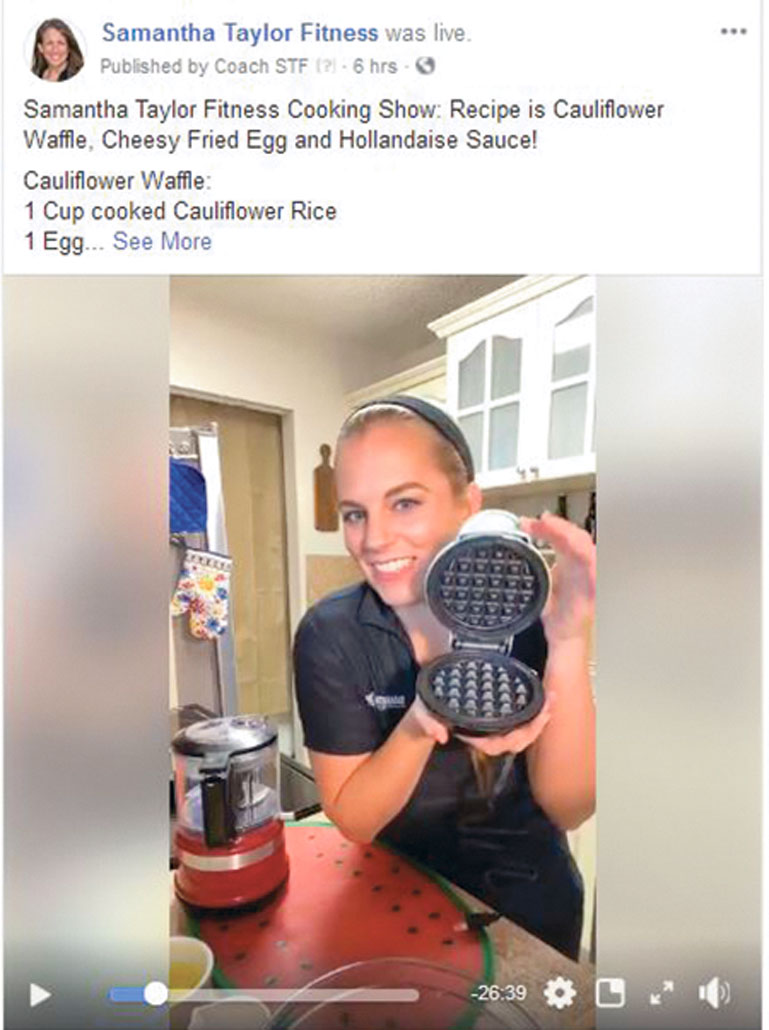 Samantha-TF-cooking-show — Neighborhood News