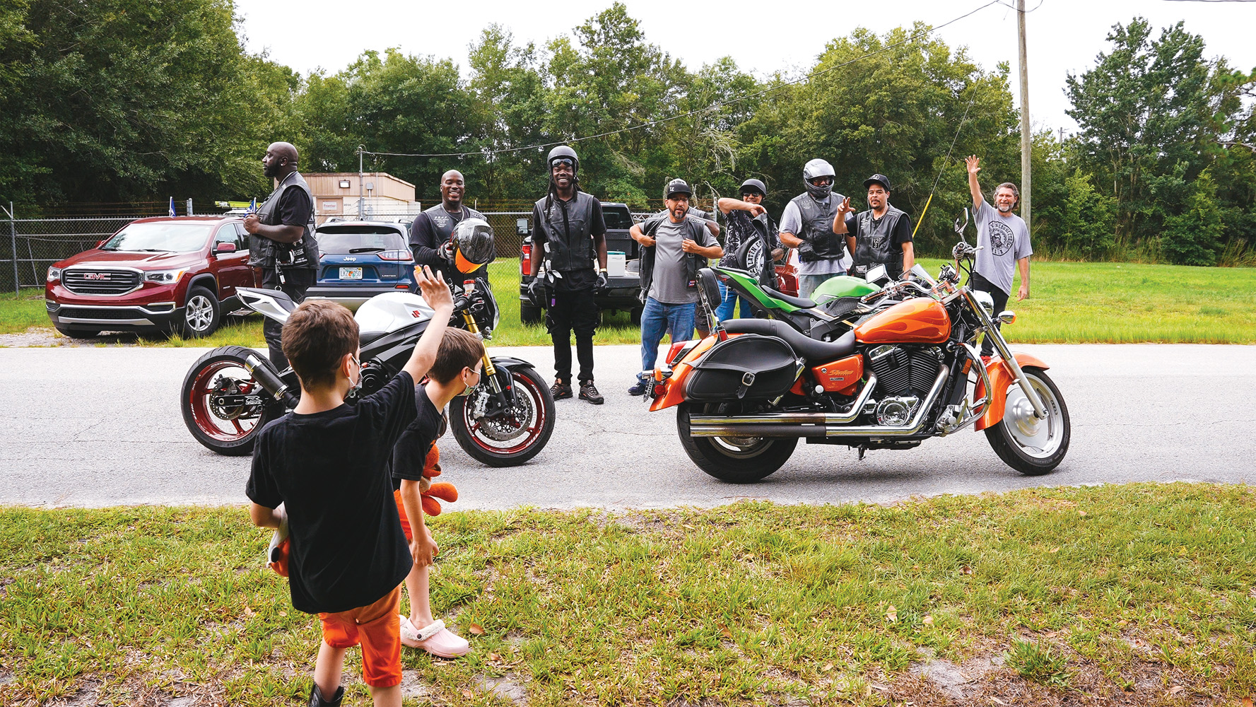 Twins-waving-at-Motorcycle-People — Neighborhood News